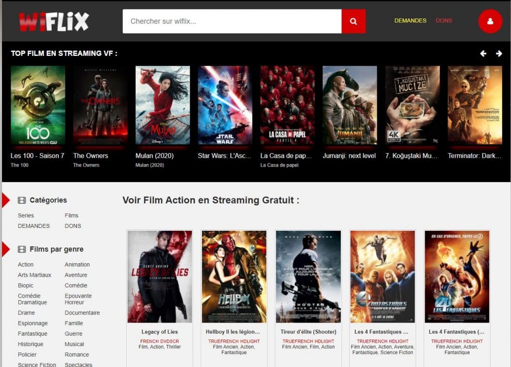 TOP 10 meilleurs sites de STREAMING français GRATUIT | Palam